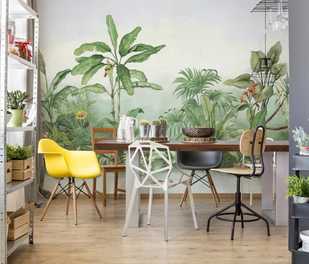 CUSTOM MURAL WALLPAPER GARDEN – hanabellinidesign