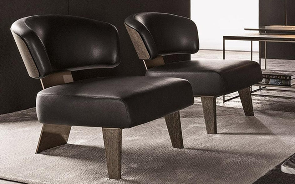 REEVES WOOD ARMCHAIR MINOTTI / Modern Furniture Miami – hanabellinidesign