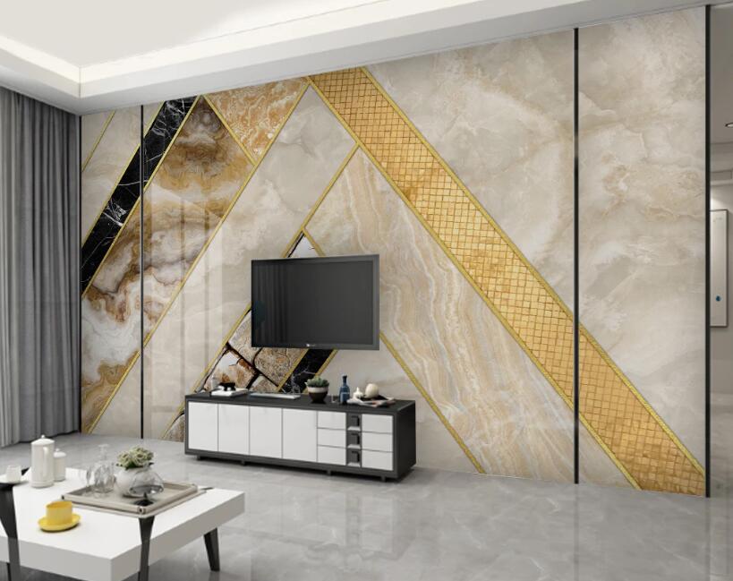 CUSTOM WALLPAPER GEOMETRIC MARBLE – hanabellinidesign