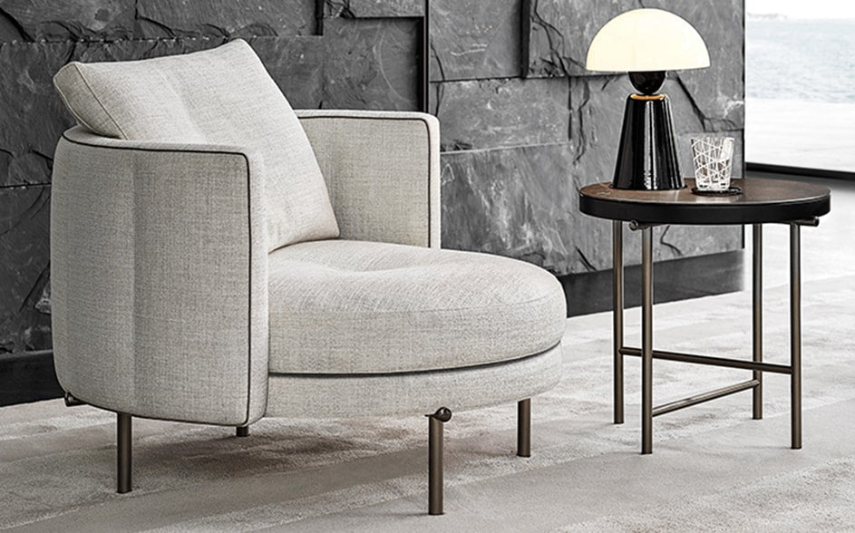 TORRI ARMCHAIR MINOTTI / Italian furniture Miami – hanabellinidesign